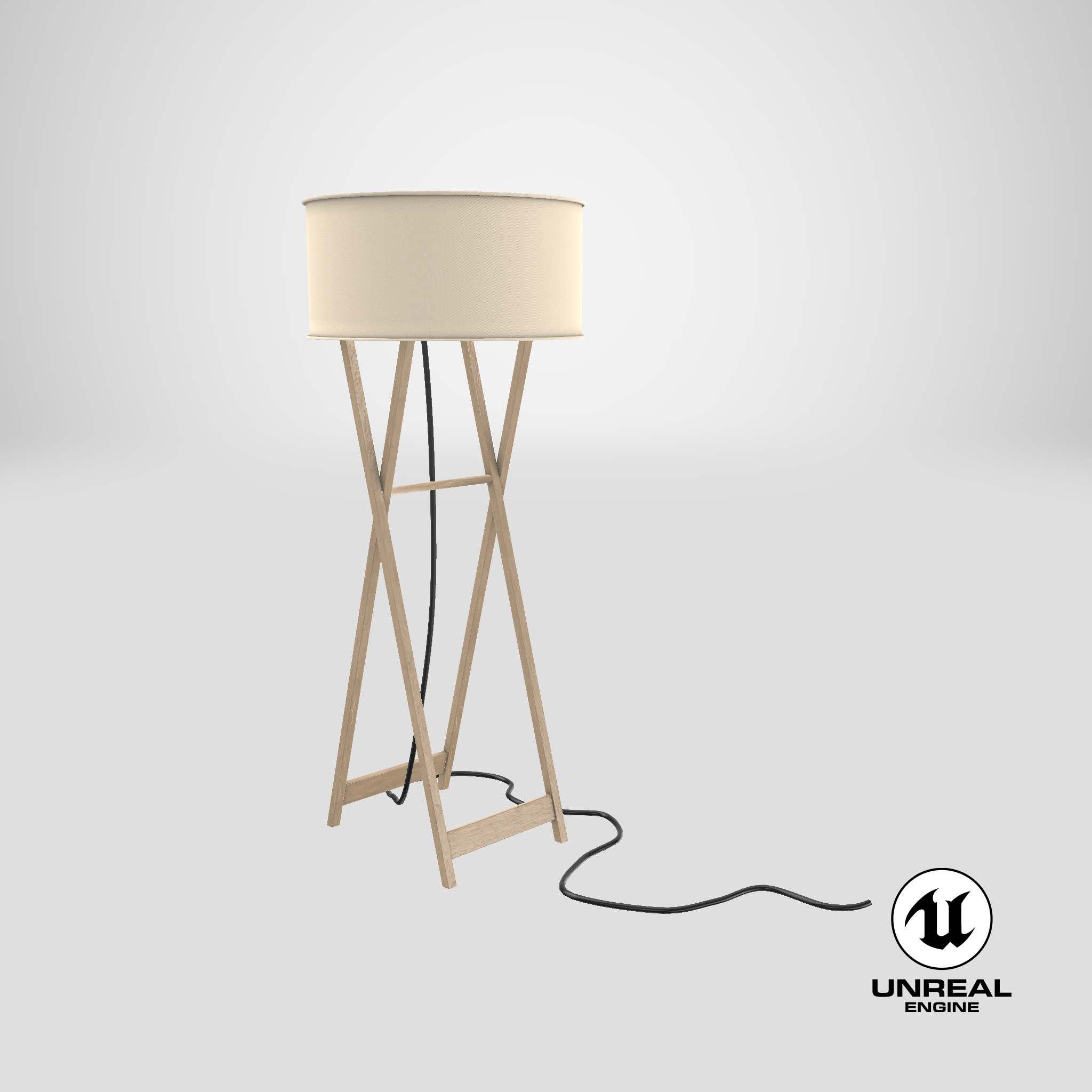 3D folding axis floor lamp - TurboSquid 1570101