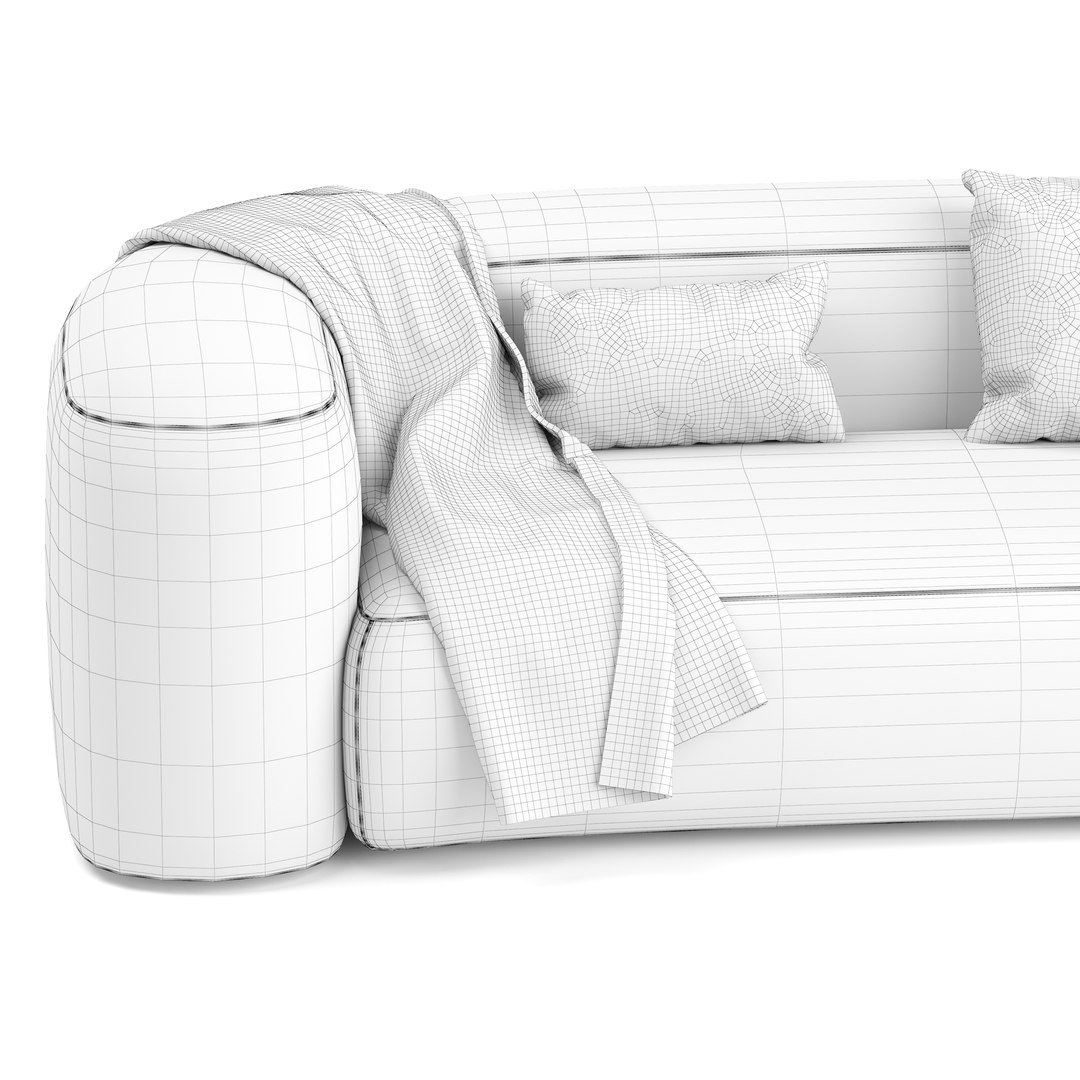 Baxter Clara Sofa 3D Model - TurboSquid 1864378