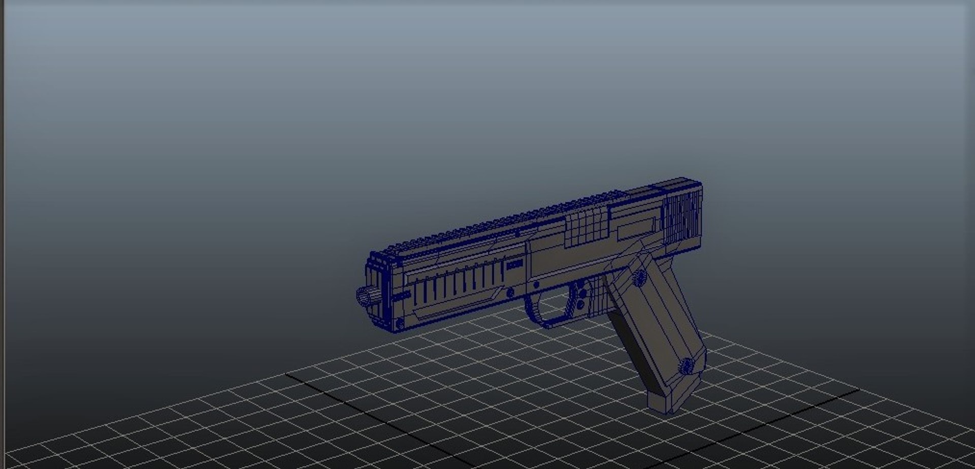 ap pistol 3d model