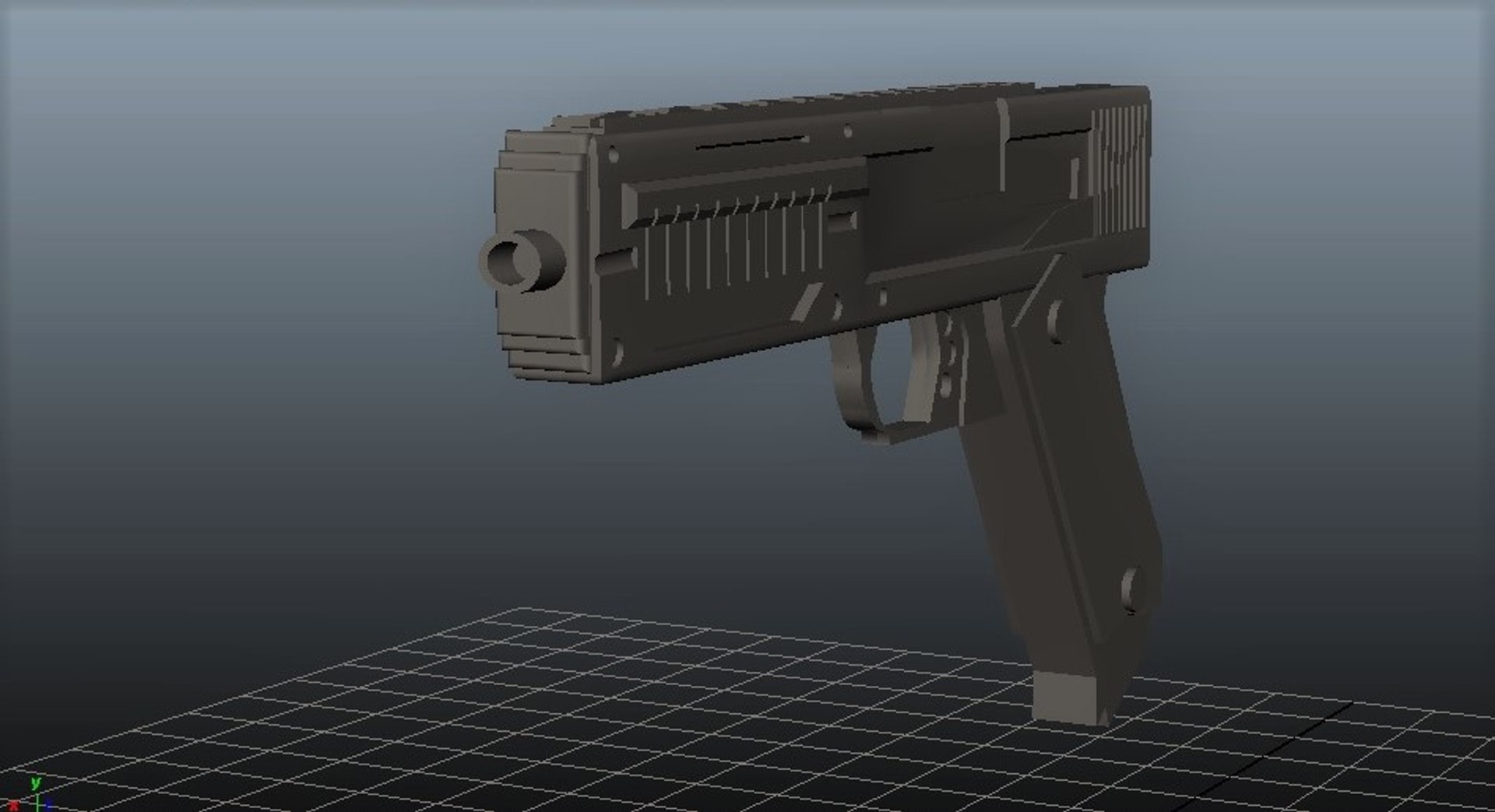 ap pistol 3d model