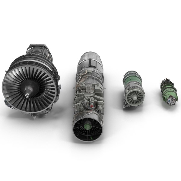 3d model turbofan engines 2
