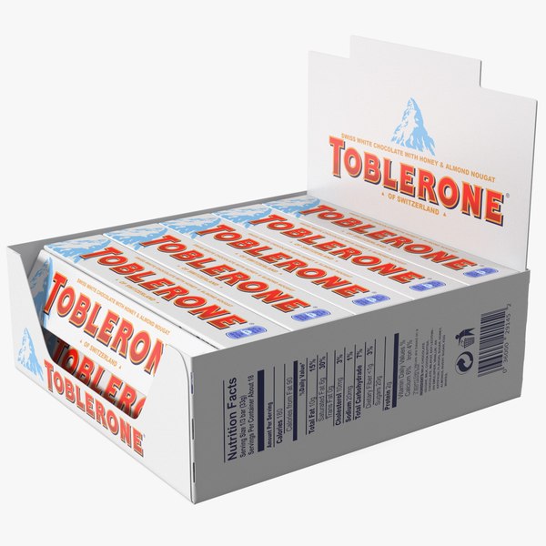 modelo 3d Caja de bombones Toblerone White - TurboSquid 1794540