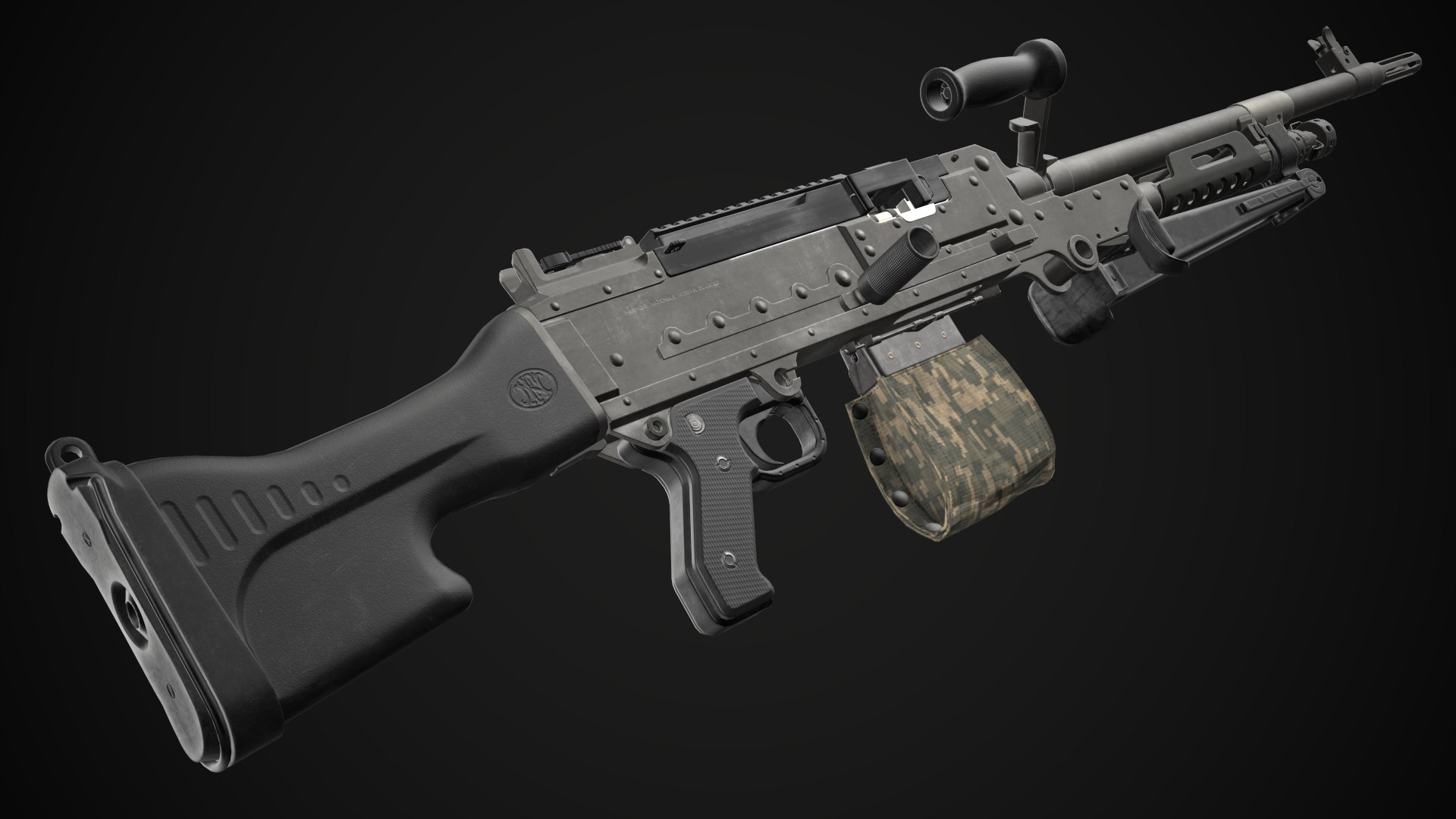 3D Ready Fn Mag - TurboSquid 1704109