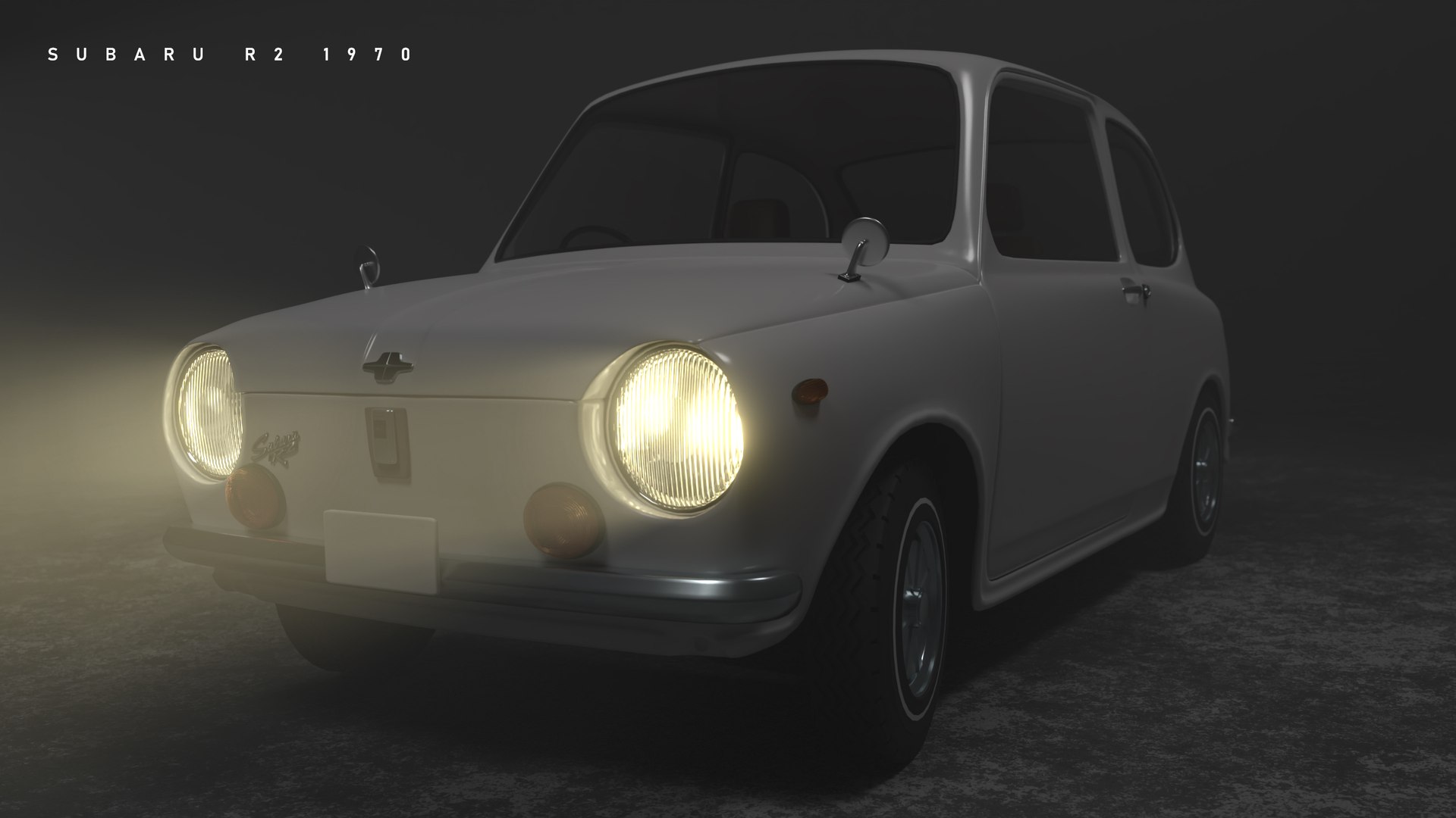 Subaru R2 1970 Model - TurboSquid 1971002