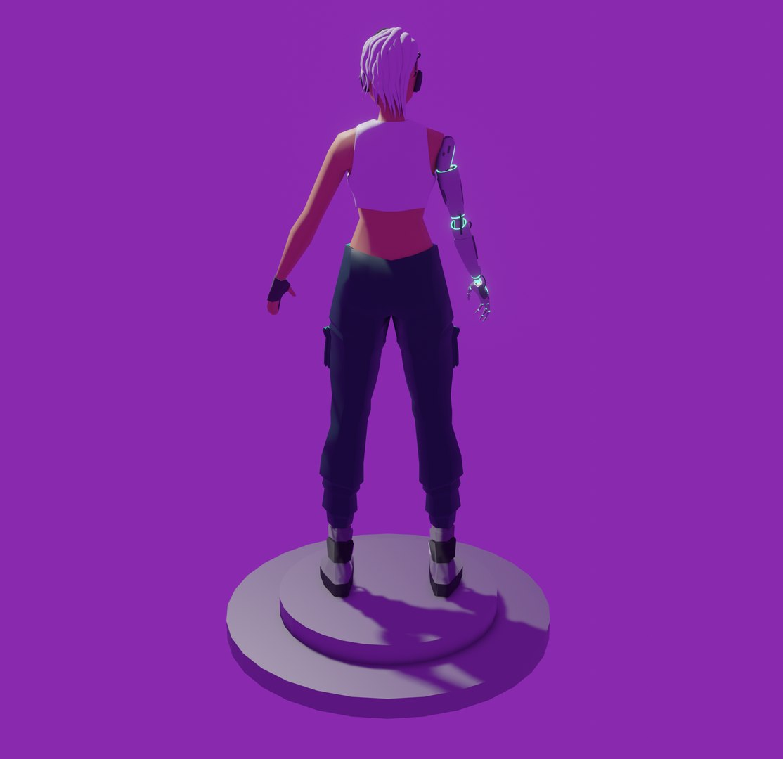 Free Cyborg Character 3D - TurboSquid 1862709
