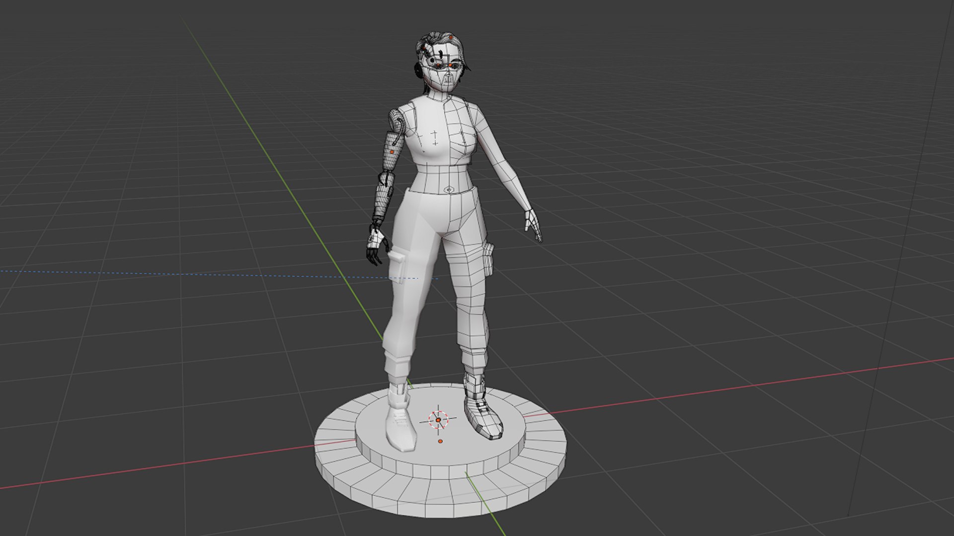 Free Cyborg Character 3D - TurboSquid 1862709