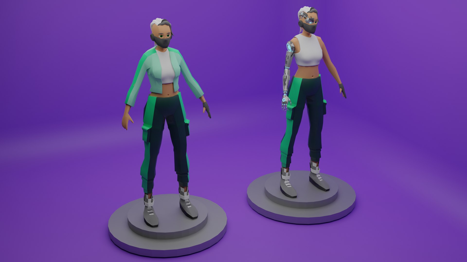 Free Cyborg Character 3D - TurboSquid 1862709