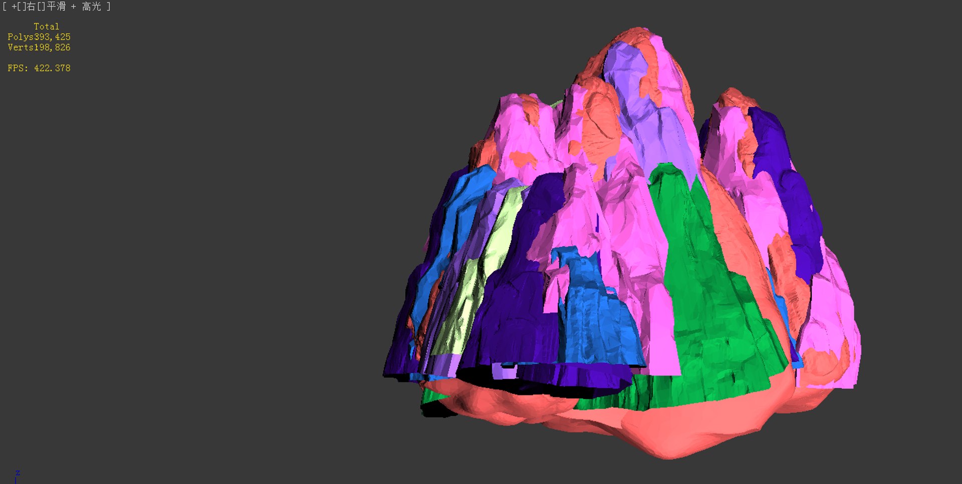 3D Cave Rock Mountain Model - TurboSquid 1270529