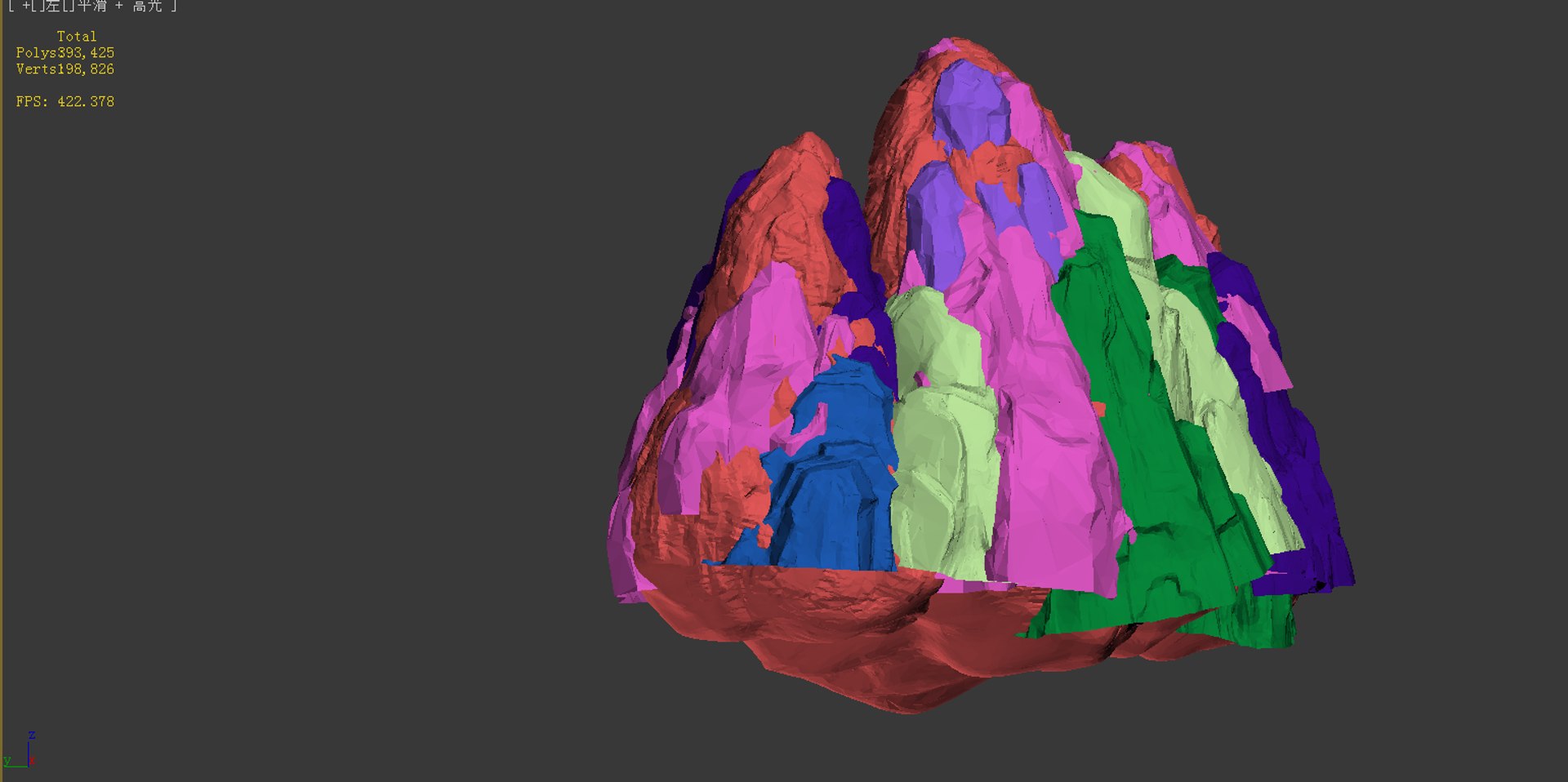 3D Cave Rock Mountain Model - TurboSquid 1270529