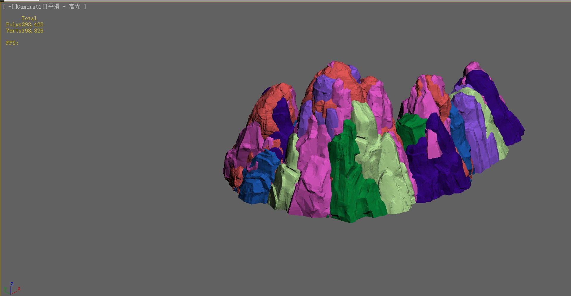 3D Cave Rock Mountain Model - TurboSquid 1270529