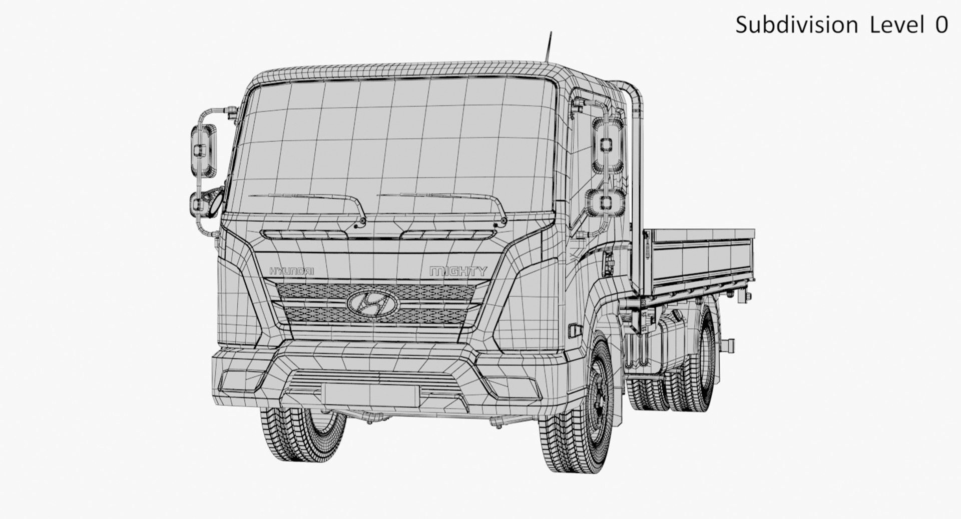 3D Model Realistic Hyundai Mighty 01 - TurboSquid 1283374