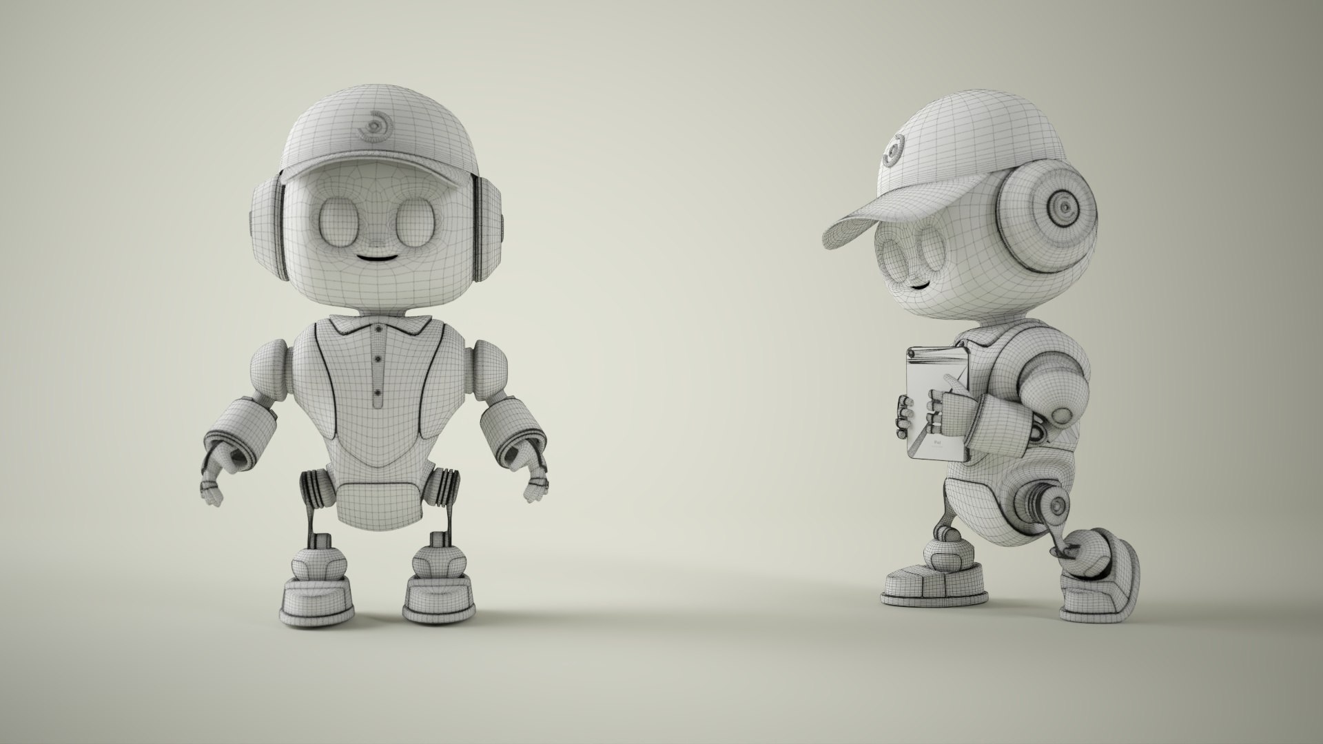 RoboBuddy Futuristic Mascot 3D Model - TurboSquid 2360157