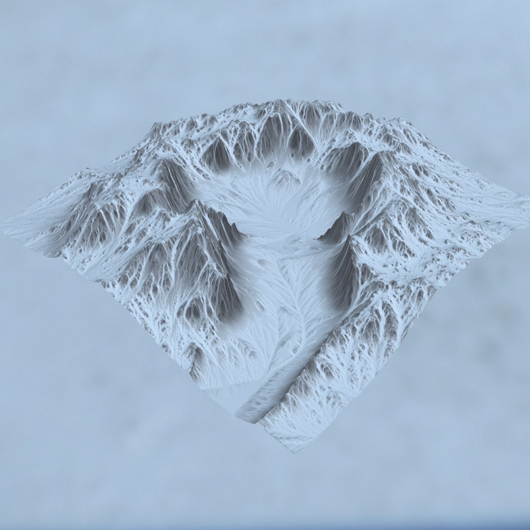 Snow Mountain Obj