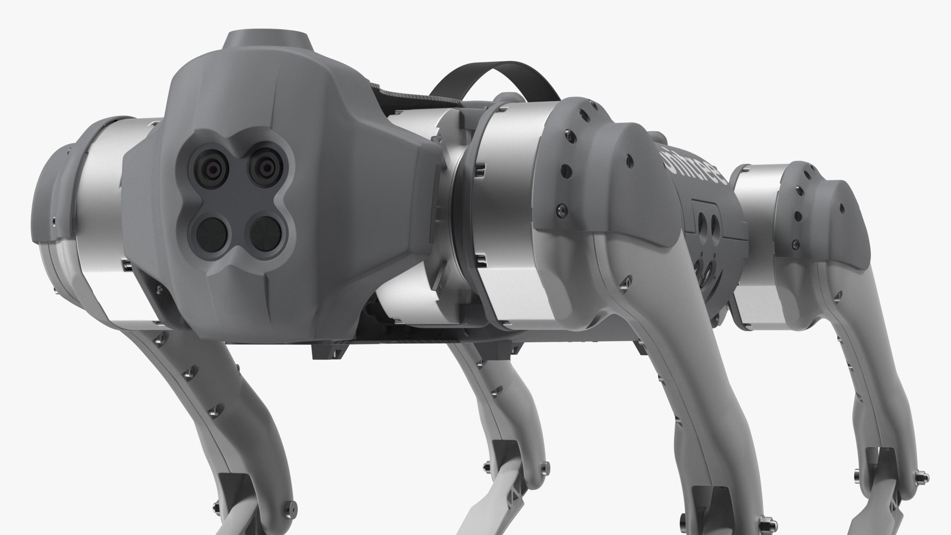 3D Robot Unitree Go1 Silver Rigged For Maya - TurboSquid 2189626