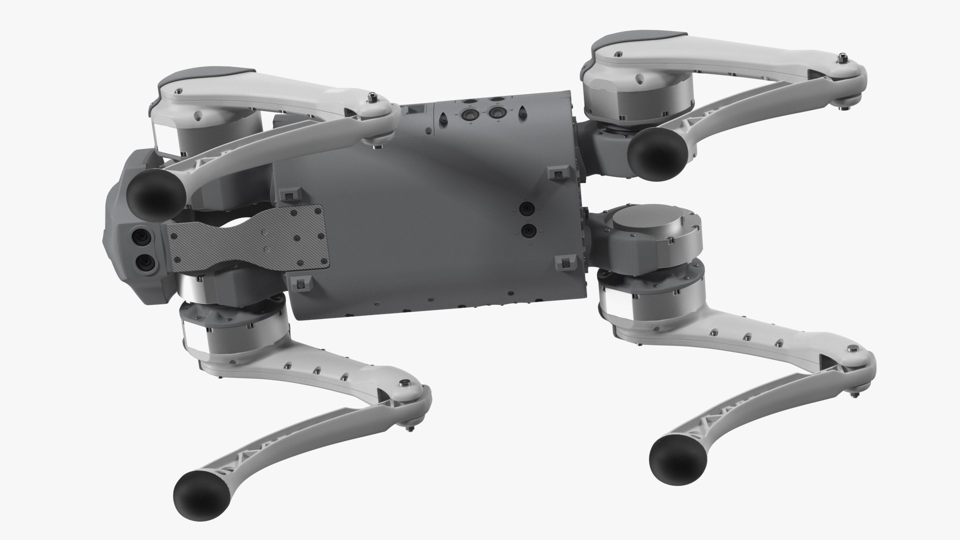 3D Robot Unitree Go1 Silver Rigged For Maya - TurboSquid 2189626