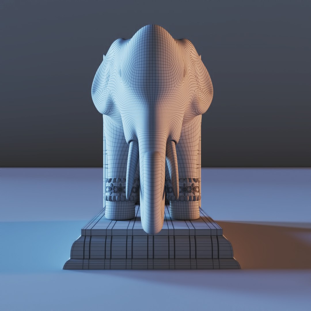 3D Elephant Interior Decoration - TurboSquid 1238476