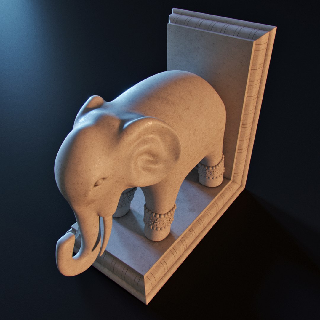 3D Elephant Interior Decoration - TurboSquid 1238476