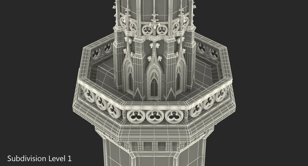 3D magic castle spire - TurboSquid 1439219