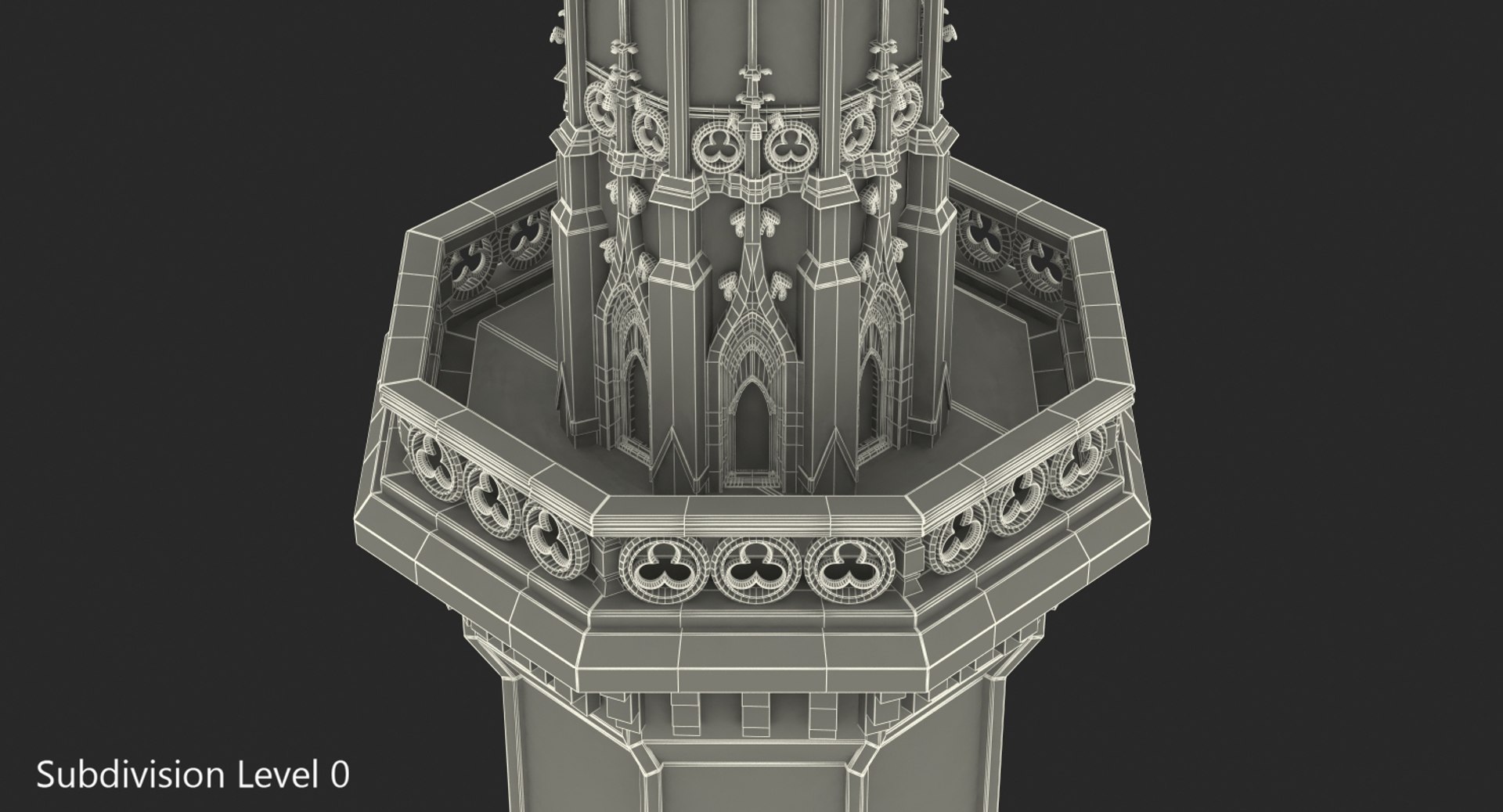 3D Magic Castle Spire - TurboSquid 1439219