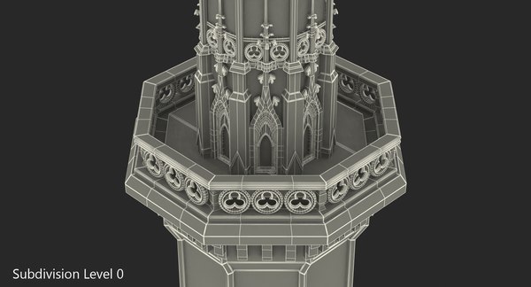 3D magic castle spire - TurboSquid 1439219