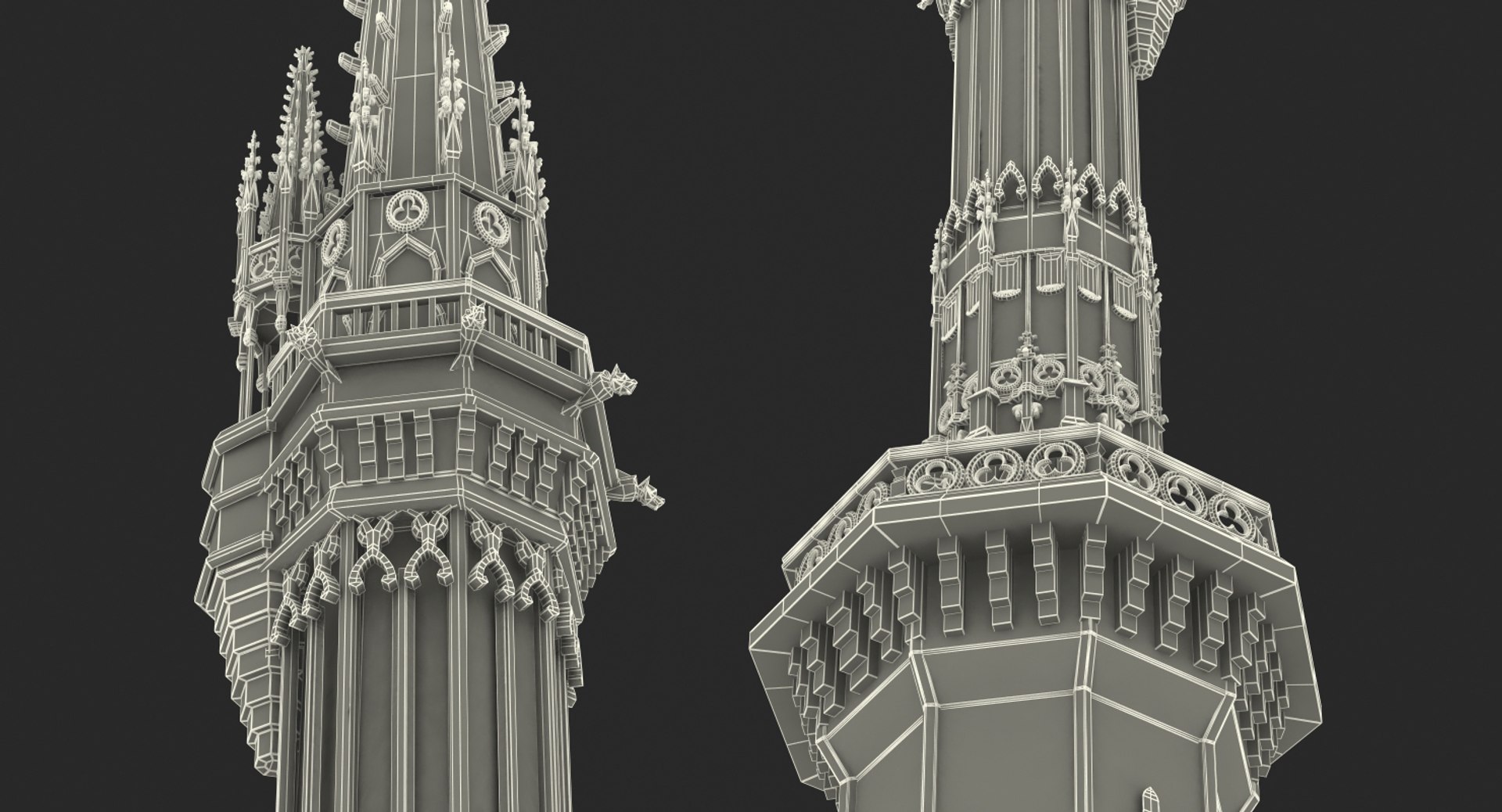 3D Magic Castle Spire - TurboSquid 1439219