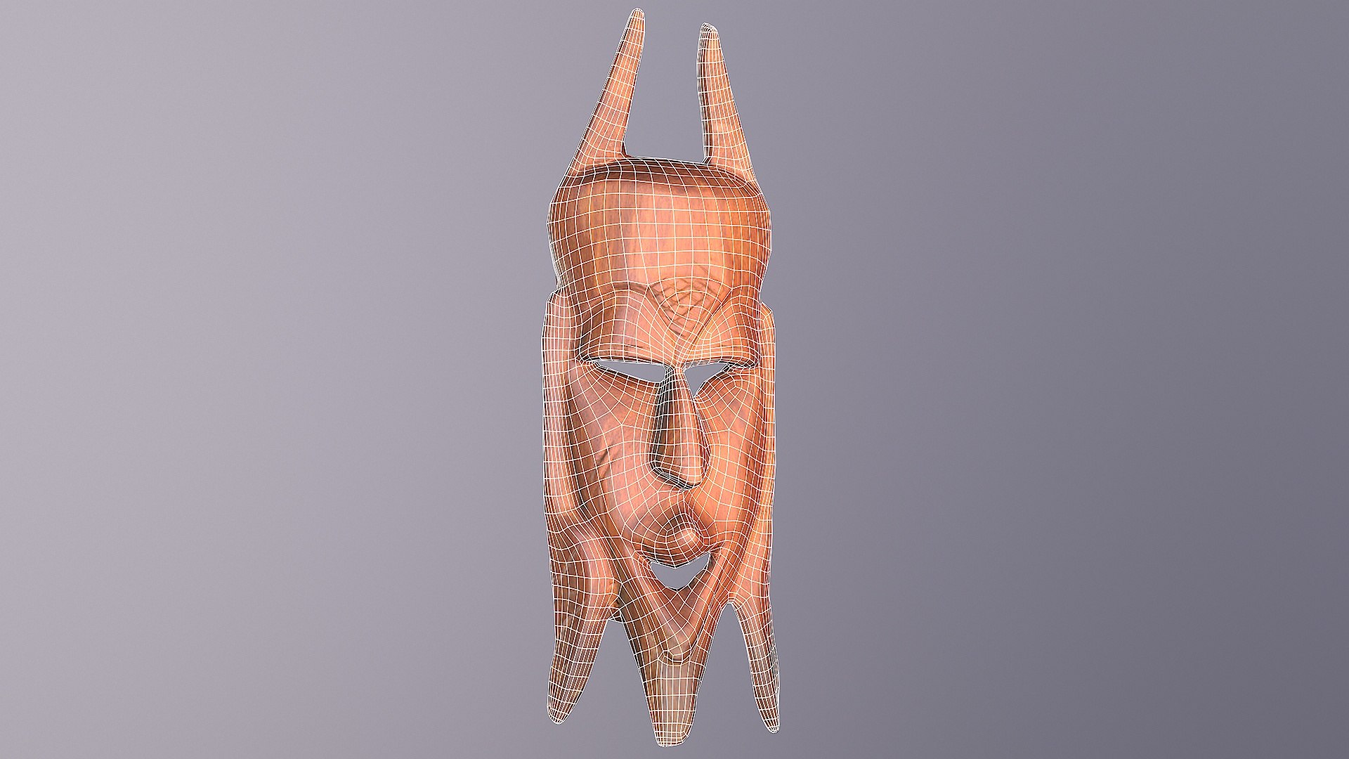 African Mask 02 Modeled 3D Model - TurboSquid 1708421