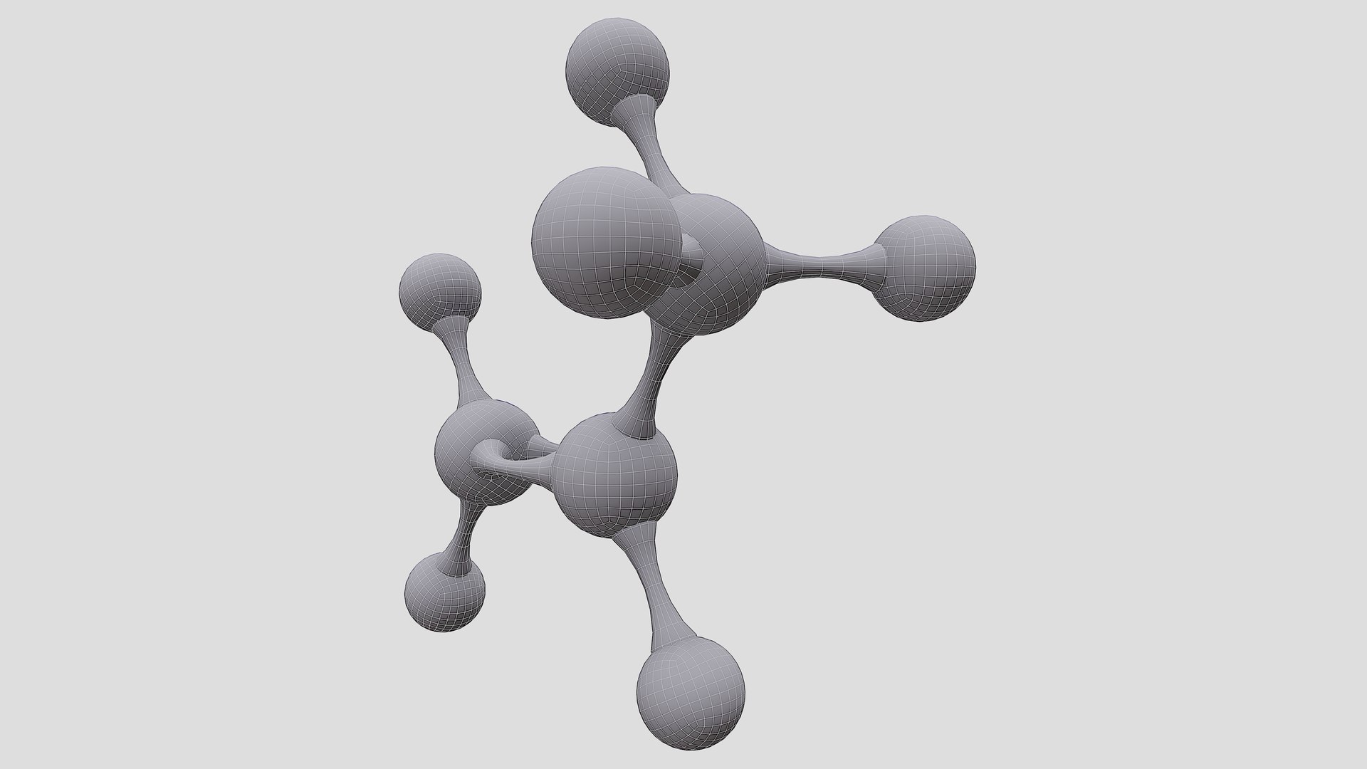 Propene Molecule With PBR 4K 8K 3D model - TurboSquid 1945383