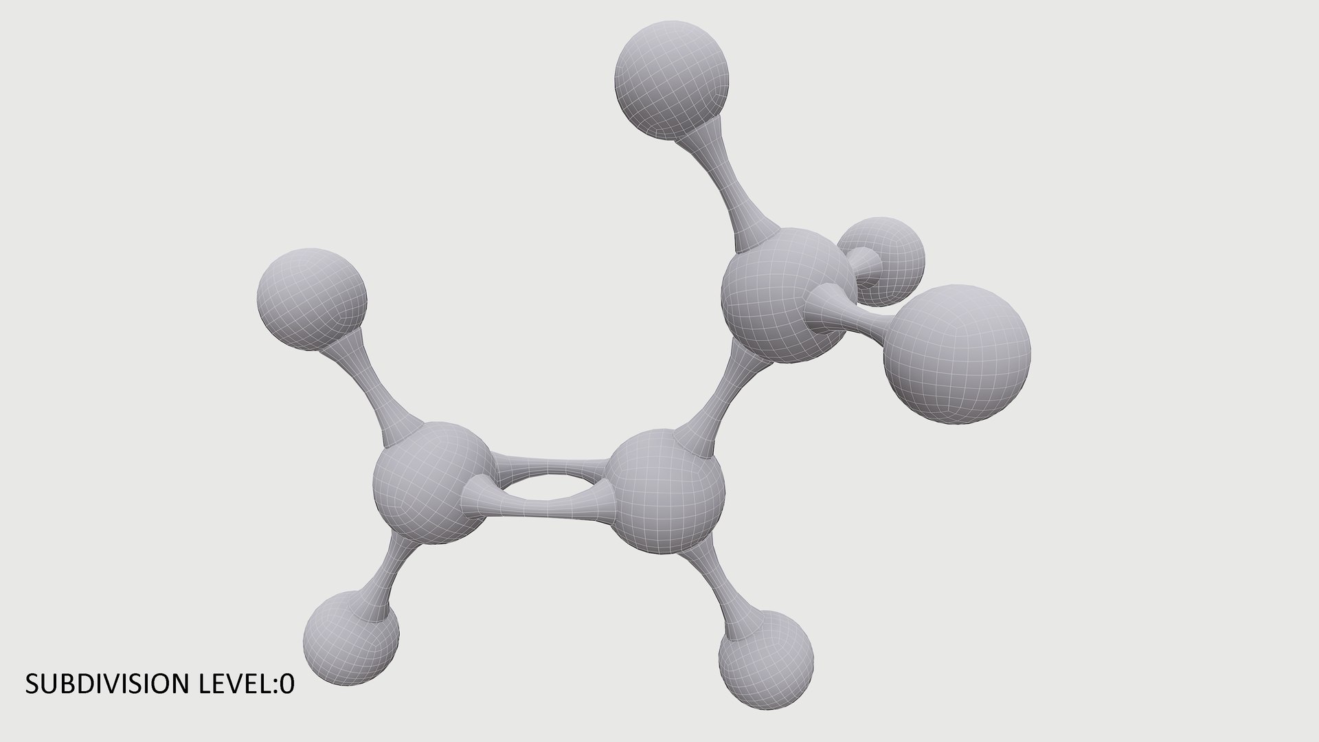 Propene Molecule With PBR 4K 8K 3D model - TurboSquid 1945383