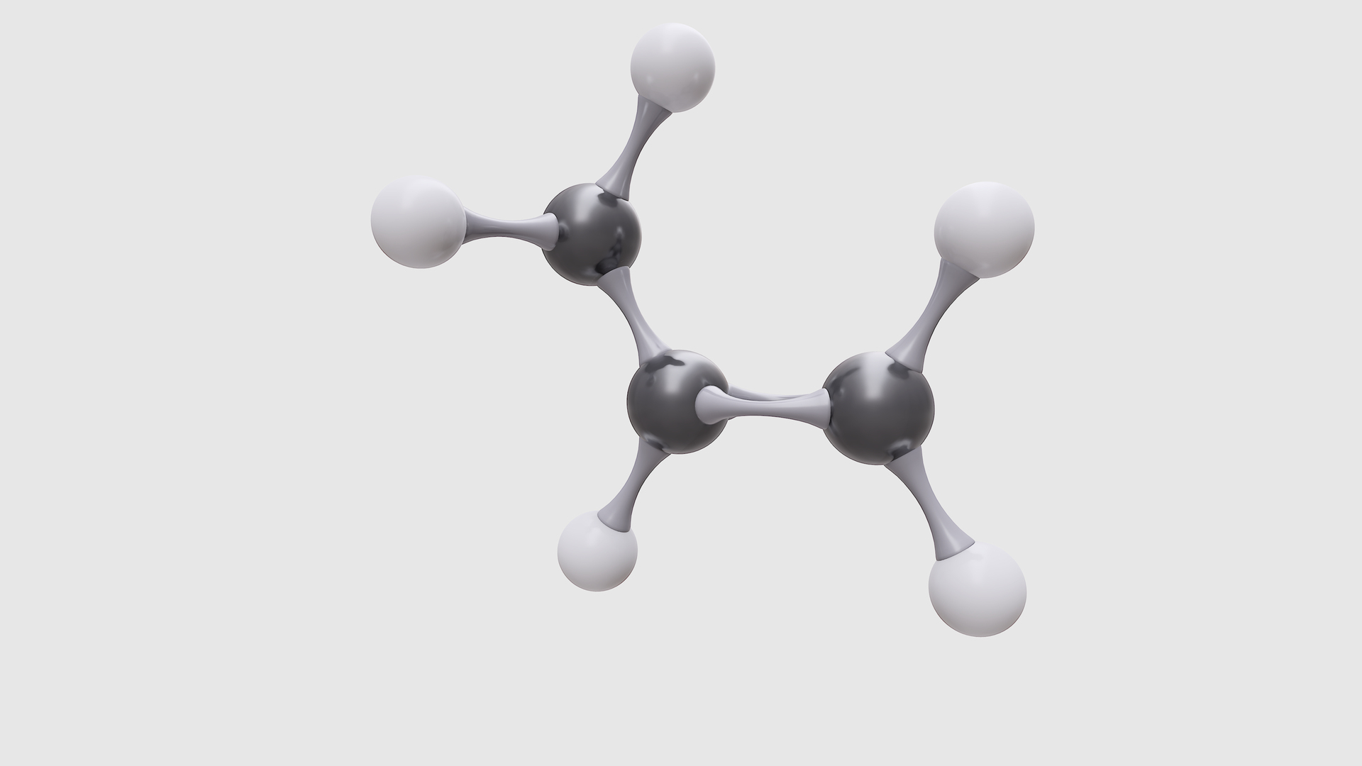 Propene Molecule With PBR 4K 8K 3D model - TurboSquid 1945383