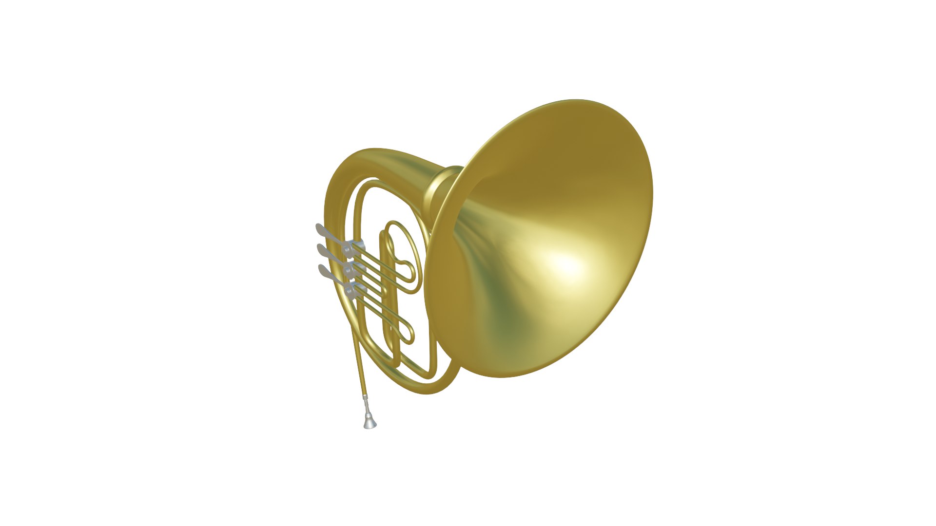 Horn 3D model - TurboSquid 1851794
