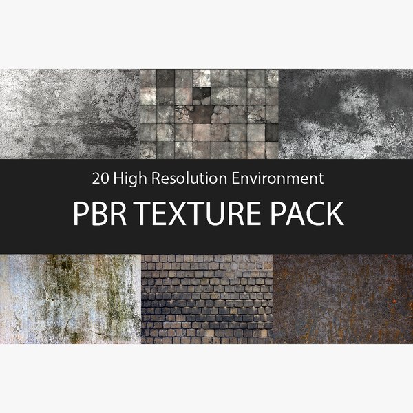 20 Main Environment PBR High Resolution Textures Pack3Dモデル - TurboSquid ...