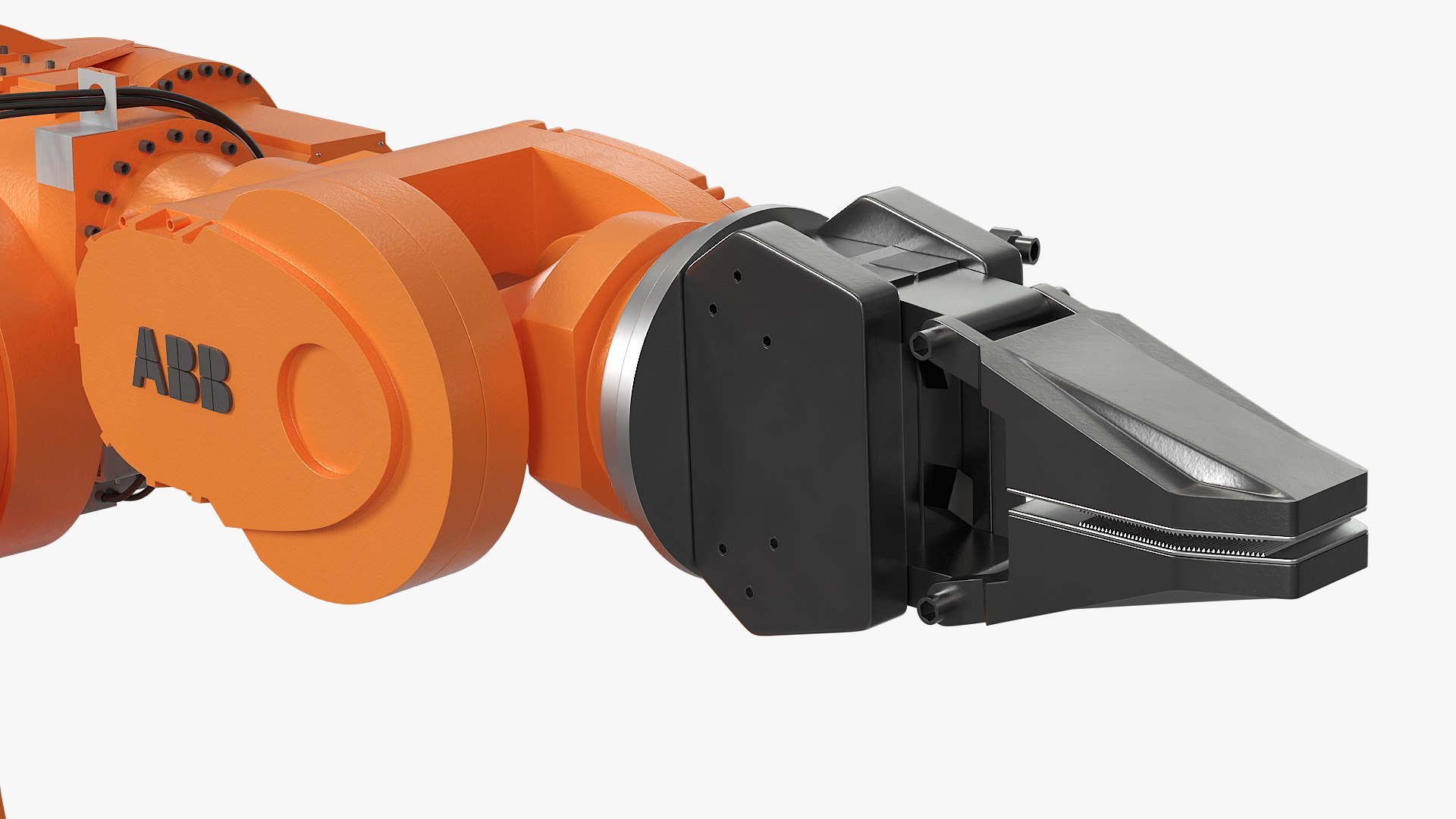 3D ABB IRB 7600 With Gripper Orange Rigged - TurboSquid 2383448