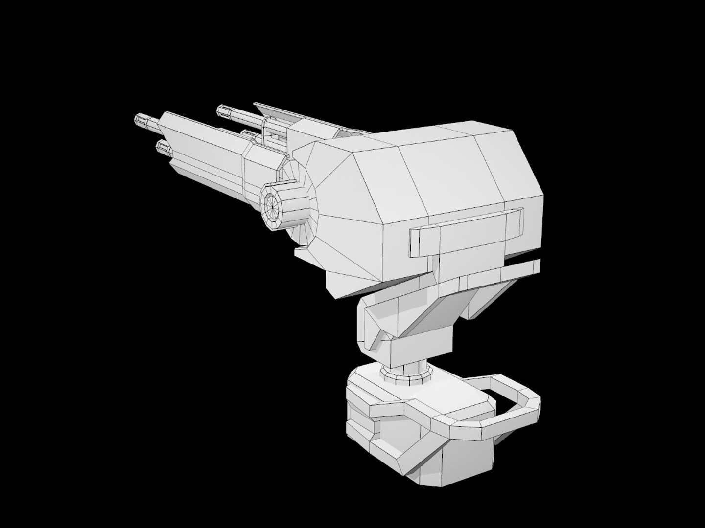 3D Turret Model - TurboSquid 1217498