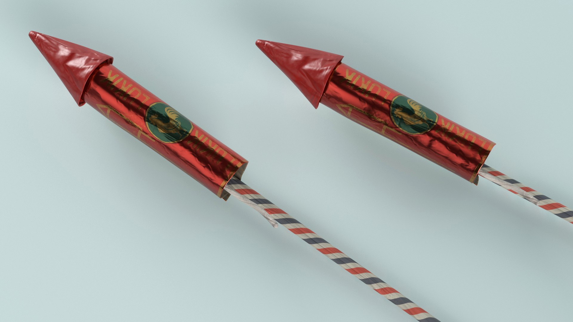 Firecracker Rocket 3D Model - TurboSquid 2279810