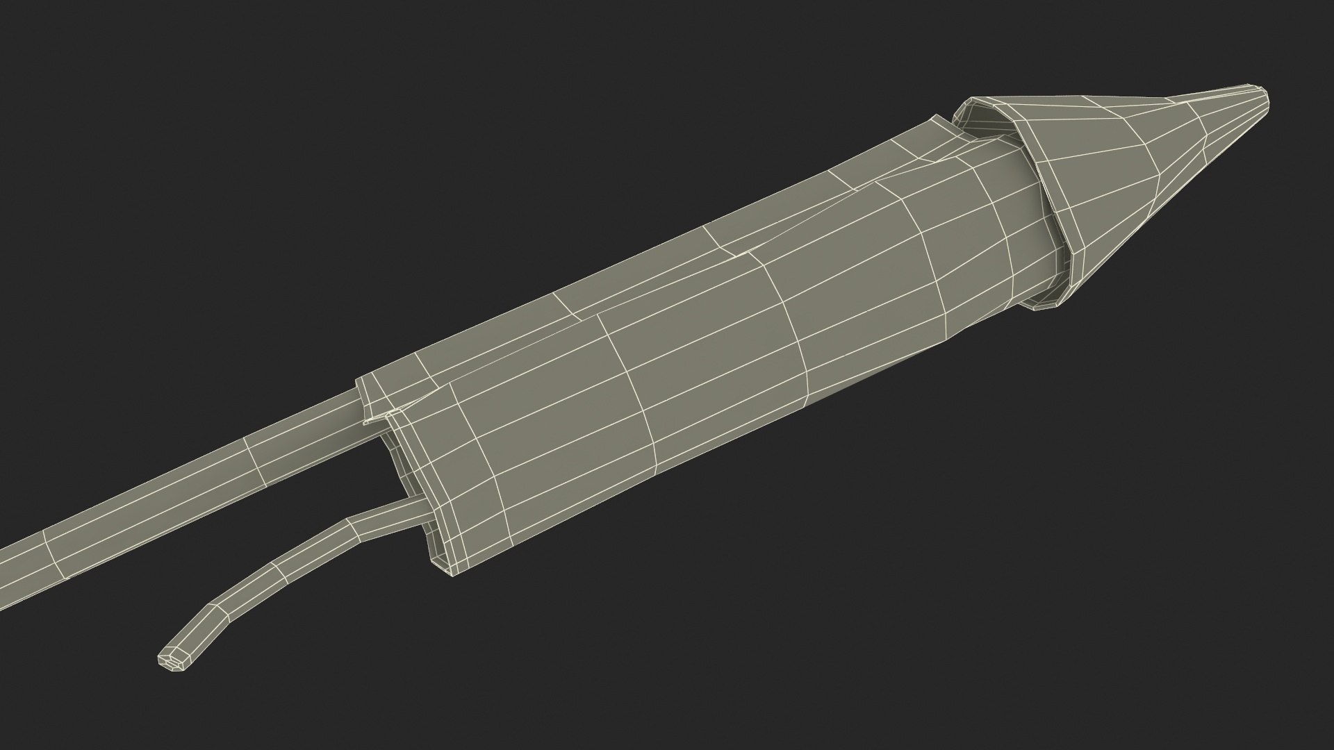 Firecracker Rocket 3D Model - TurboSquid 2279810