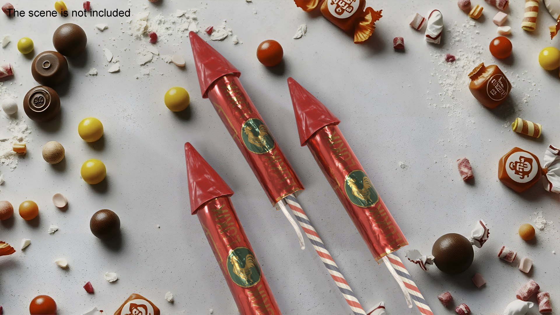 Firecracker Rocket 3D Model - TurboSquid 2279810