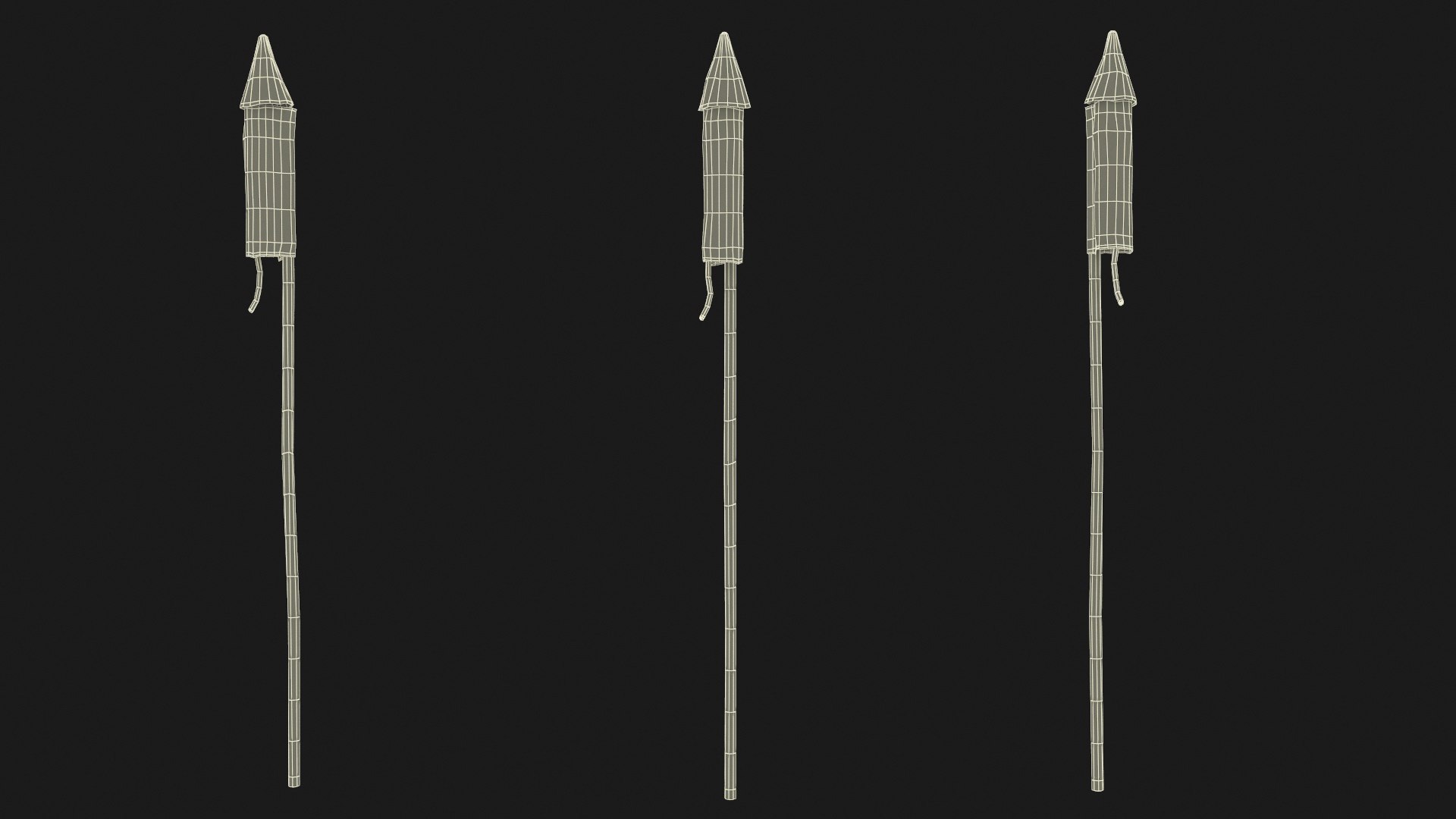 Firecracker Rocket 3D Model - TurboSquid 2279810
