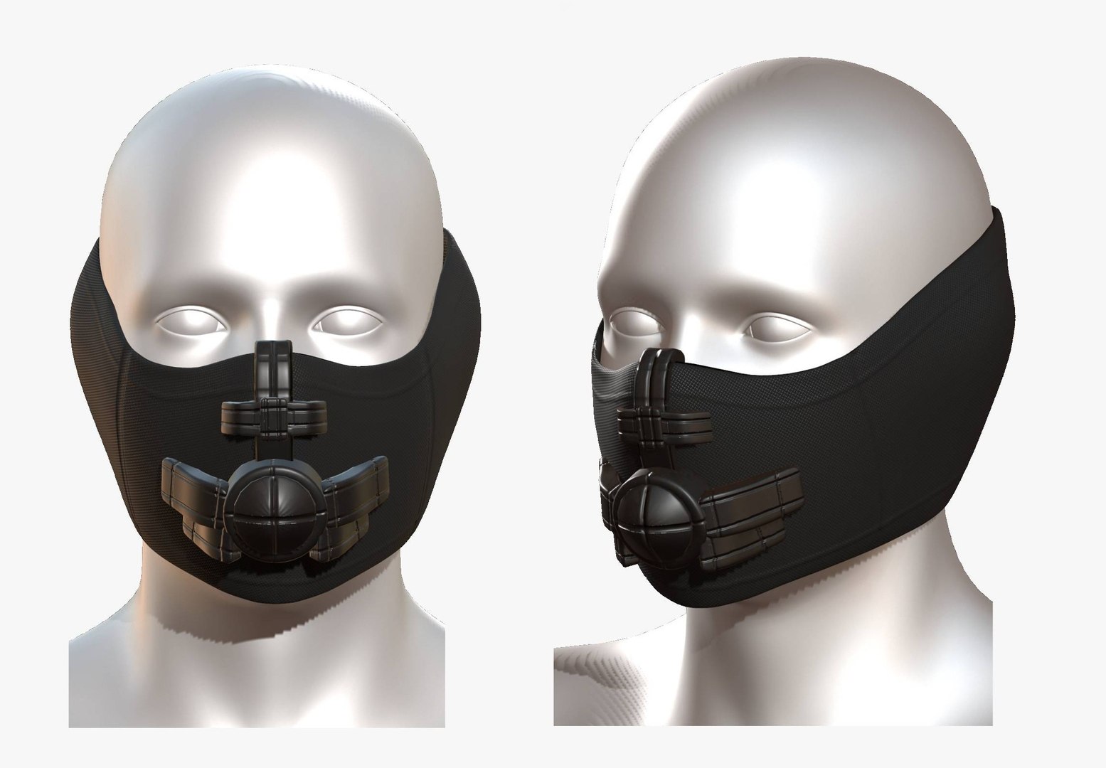 3D Gas Mask Model - TurboSquid 1600923