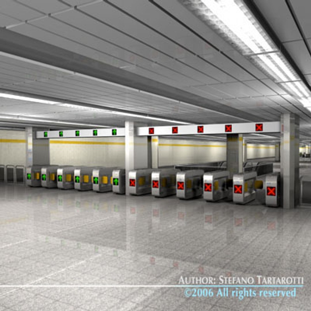 Subway Station Obj