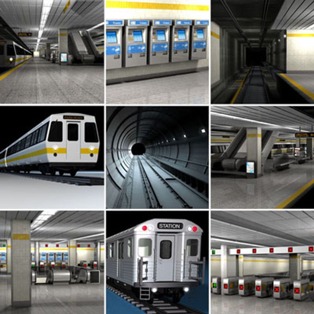 Subway Station Obj