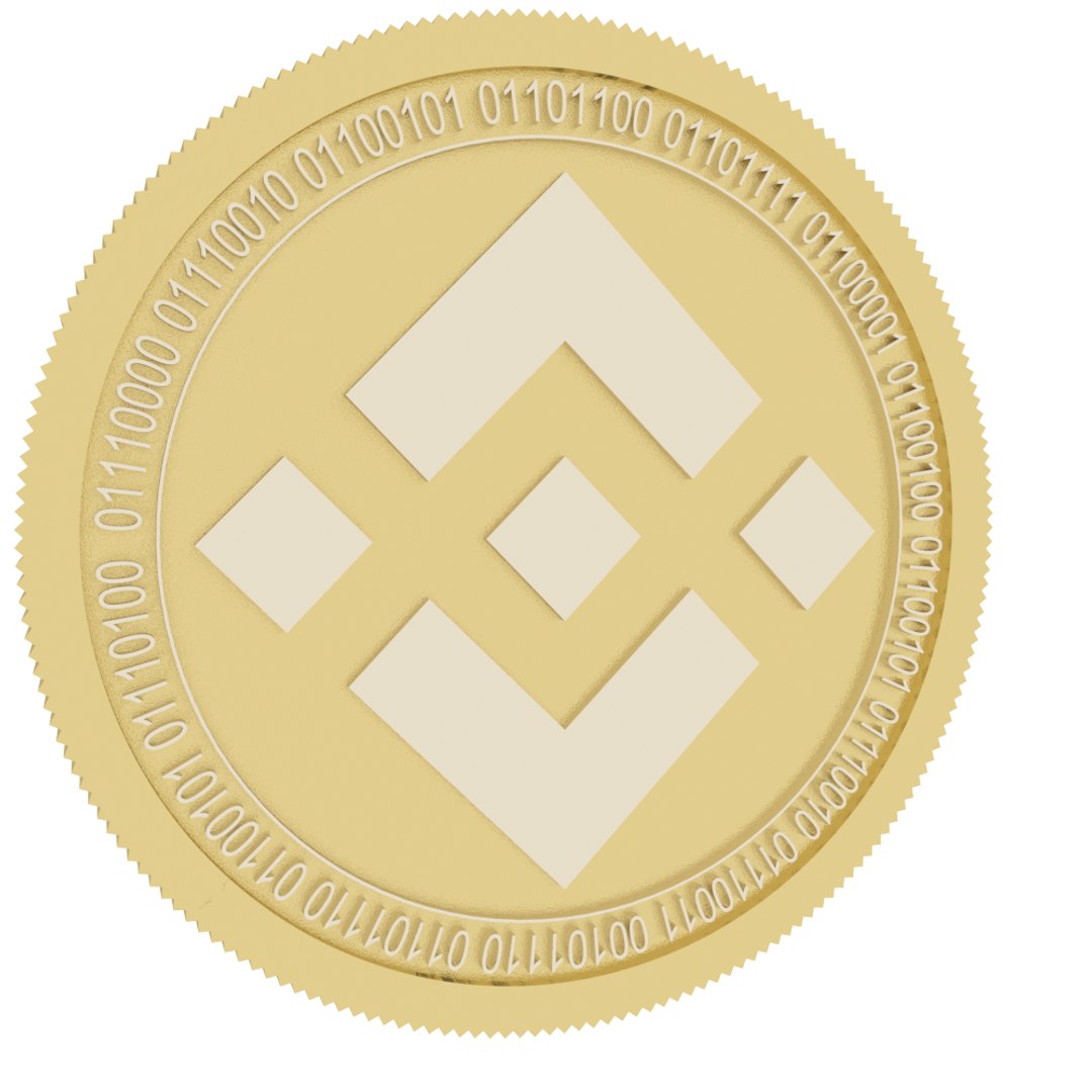 Binance Gold Coin 3D Model - TurboSquid 1461790