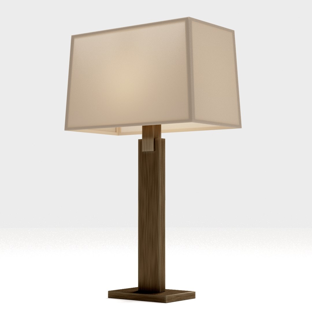 sonneman monolith table lamp 3d max