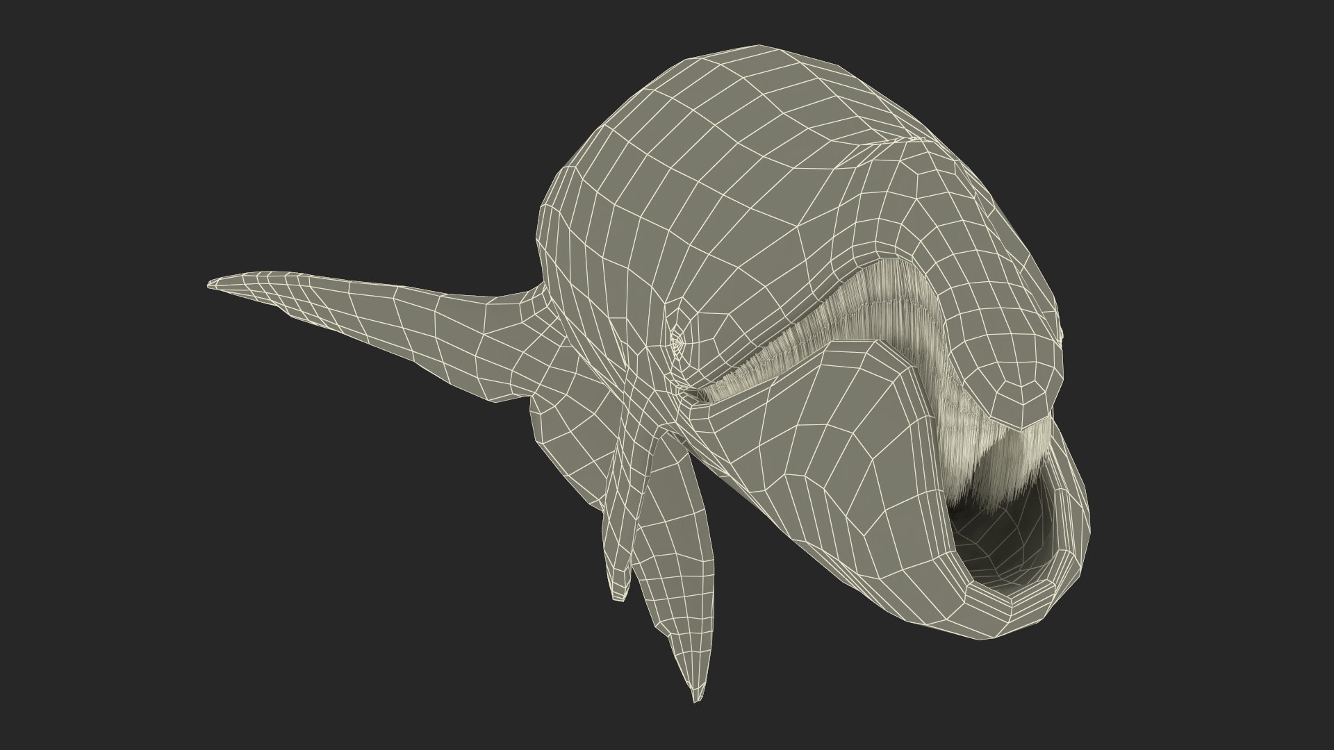 Resting Bowhead Whale 3D - TurboSquid 2116302
