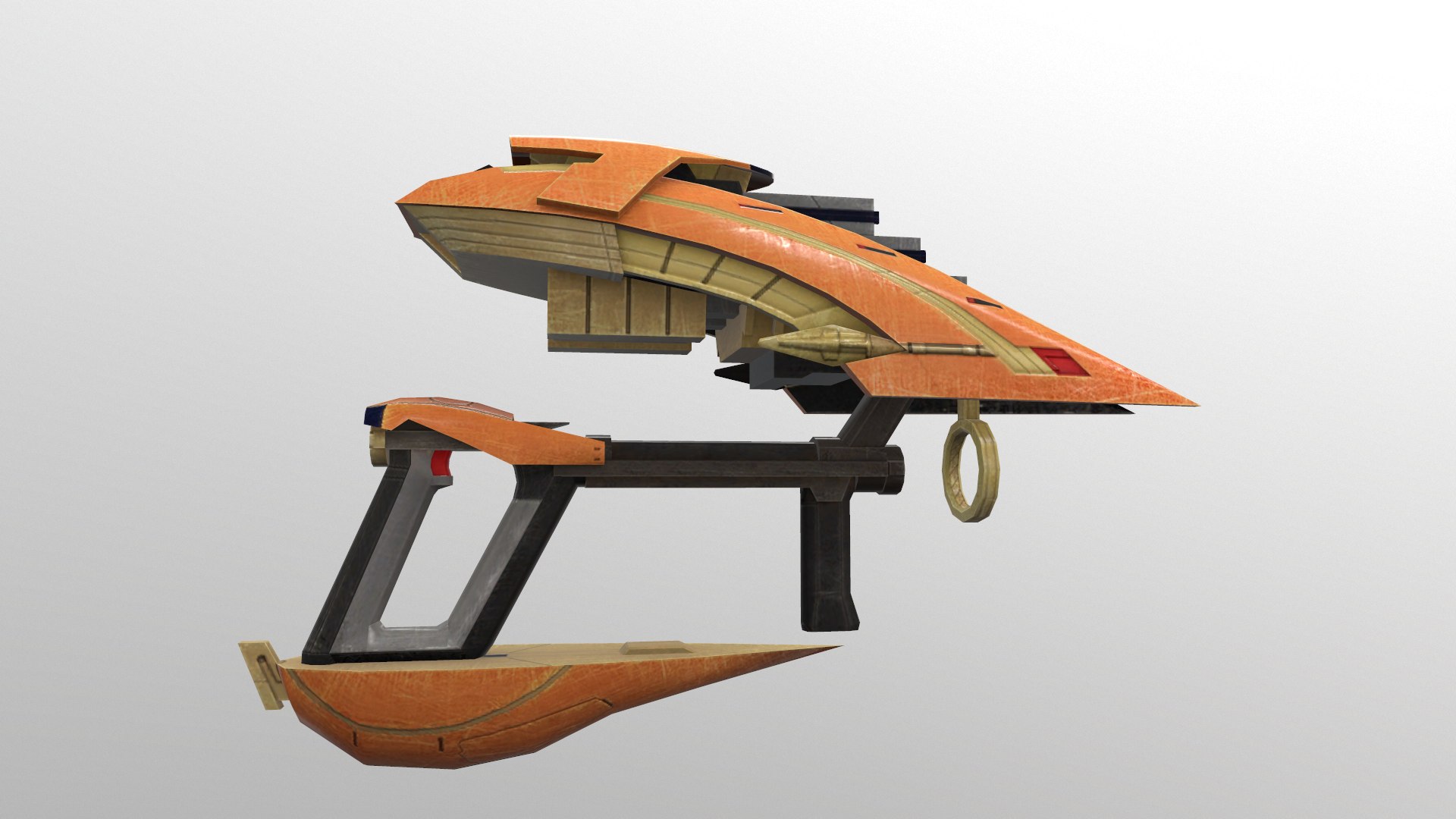 3D Funnel Gun Level 5 Model - TurboSquid 2191035