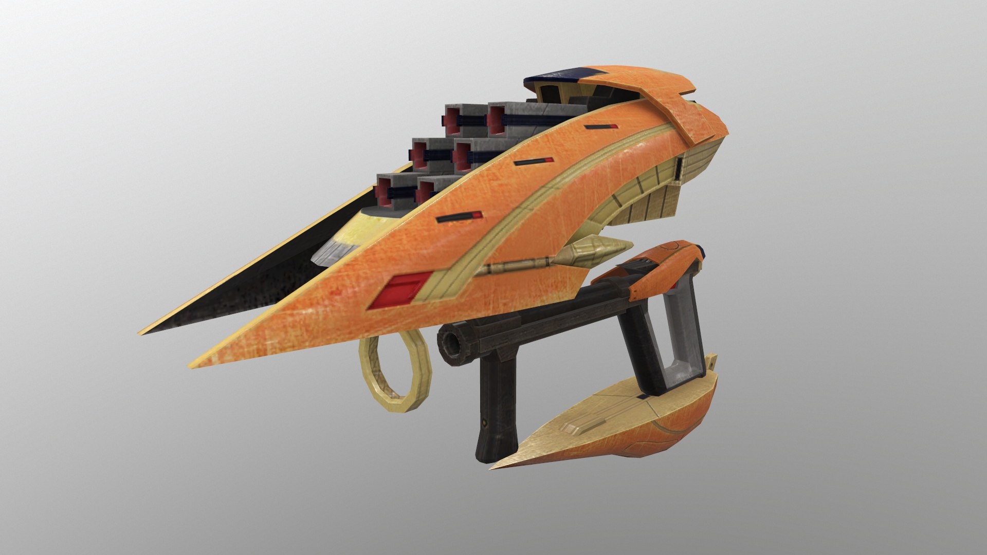 3D Funnel Gun Level 5 Model - TurboSquid 2191035