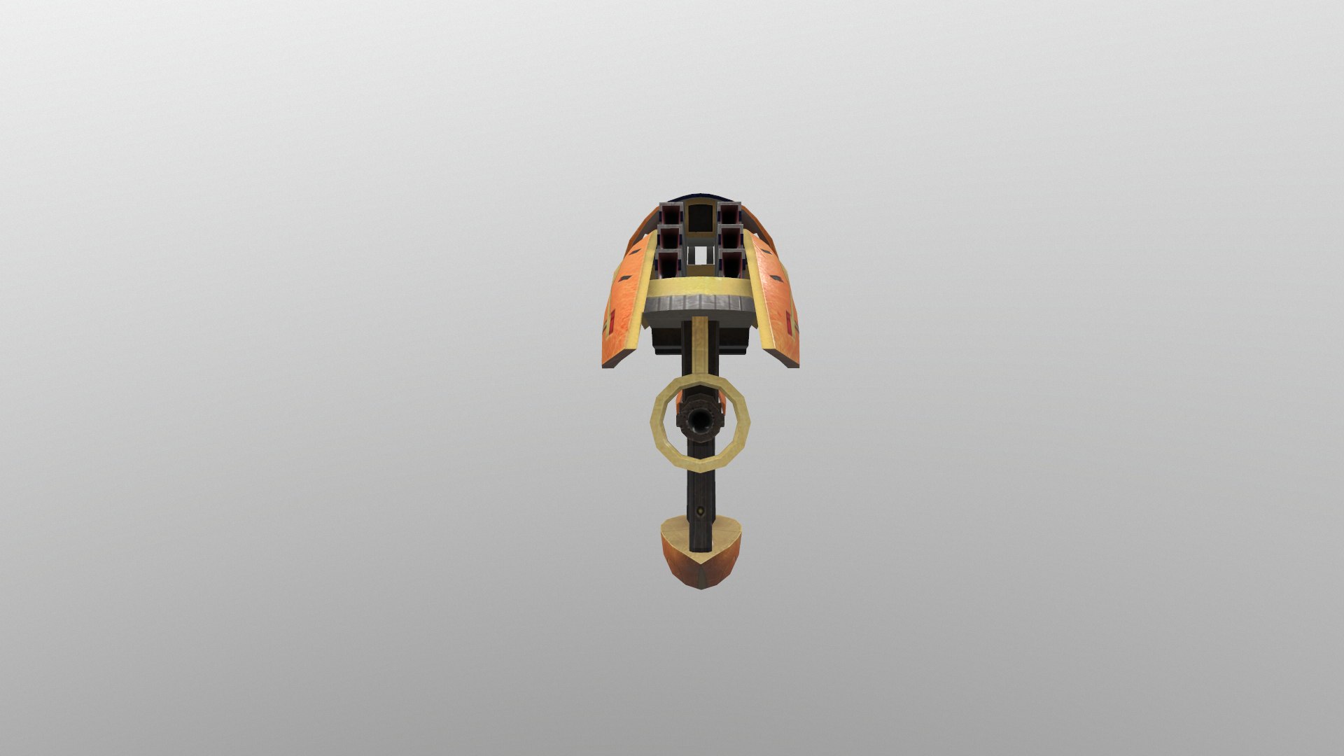 3D Funnel Gun Level 5 Model - TurboSquid 2191035