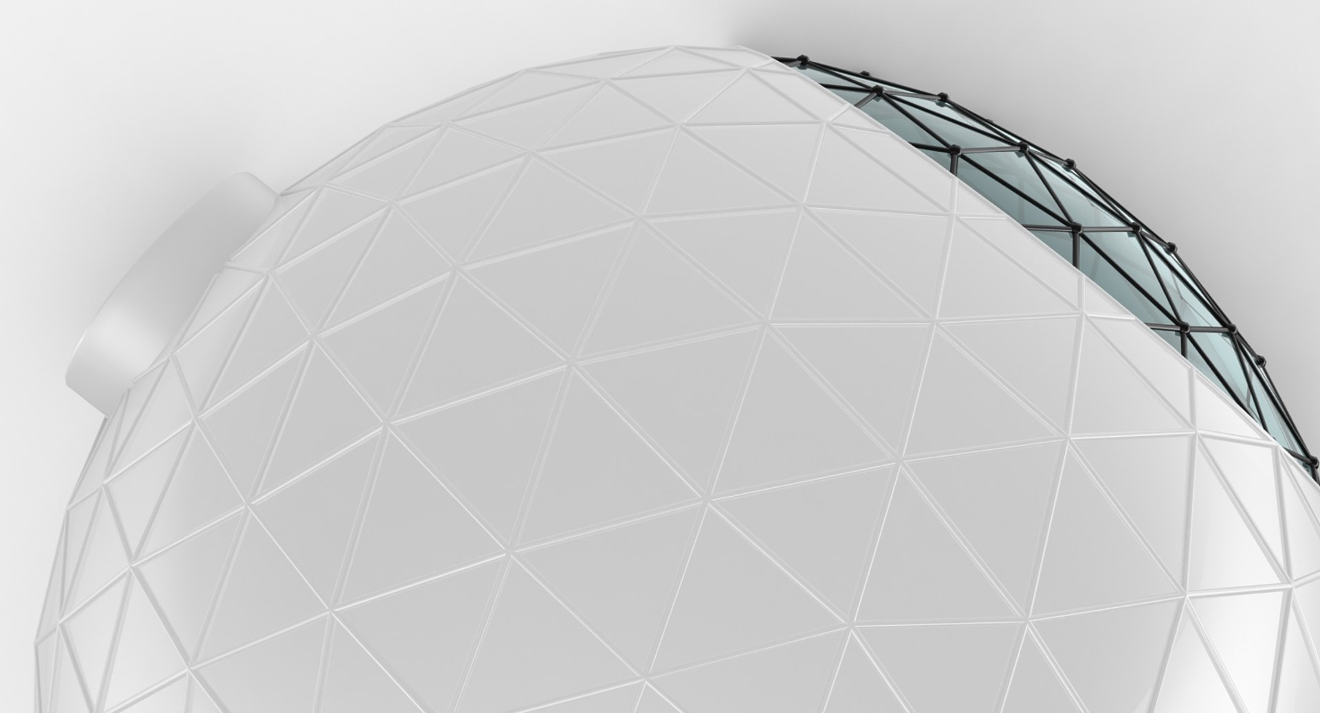 Realistic Geodesic Dome Model - TurboSquid 1203282