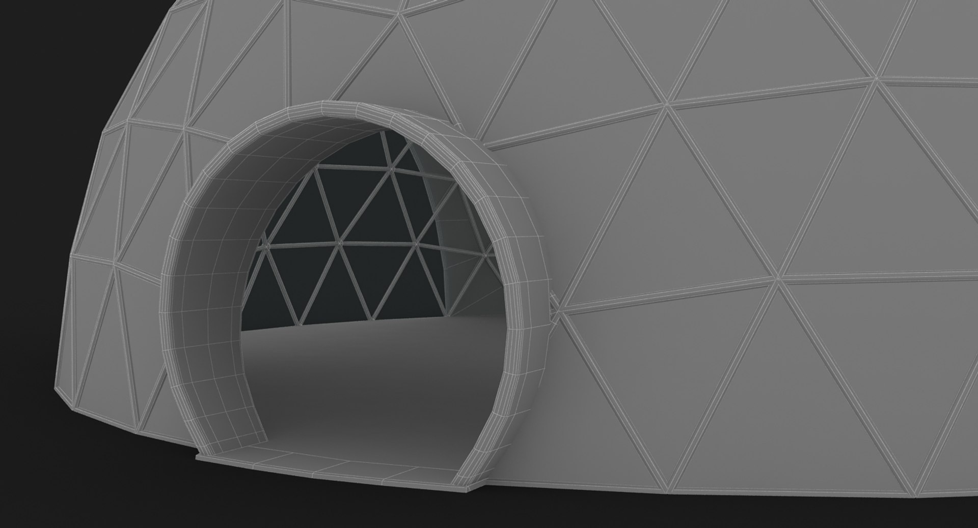 Realistic Geodesic Dome Model - TurboSquid 1203282