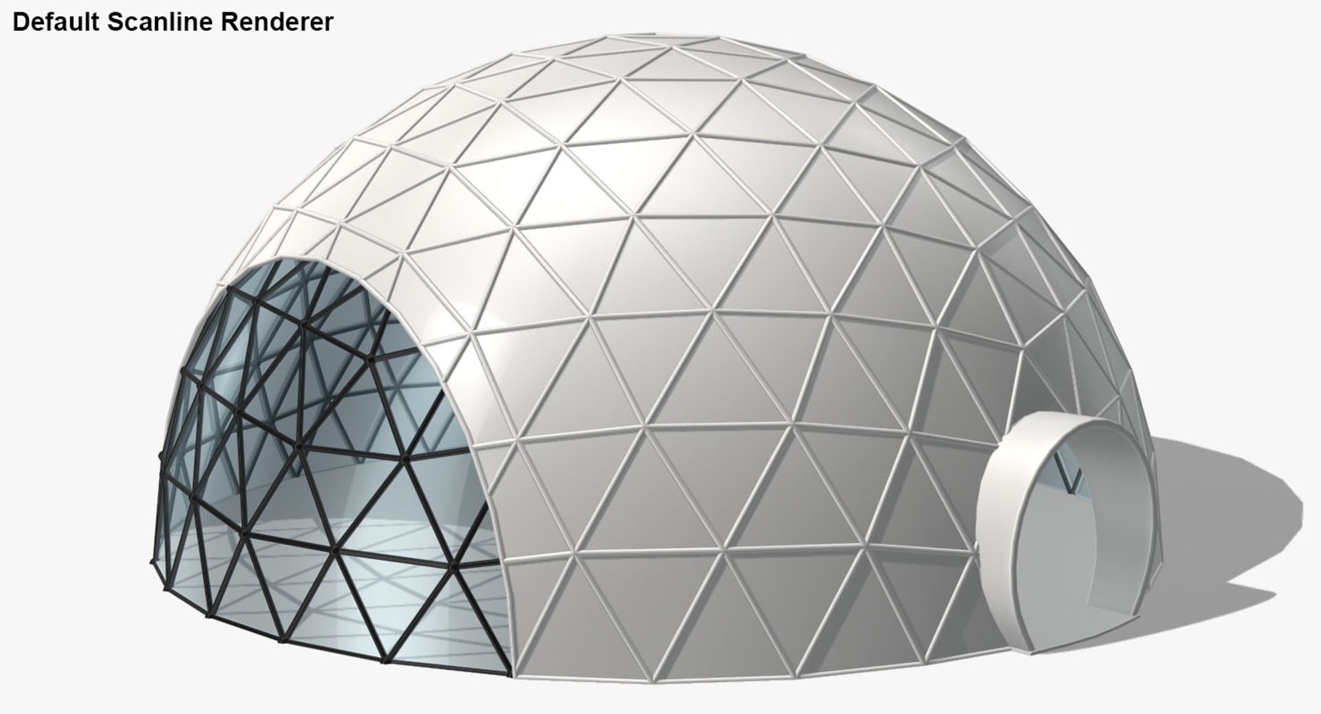 Realistic Geodesic Dome Model - TurboSquid 1203282