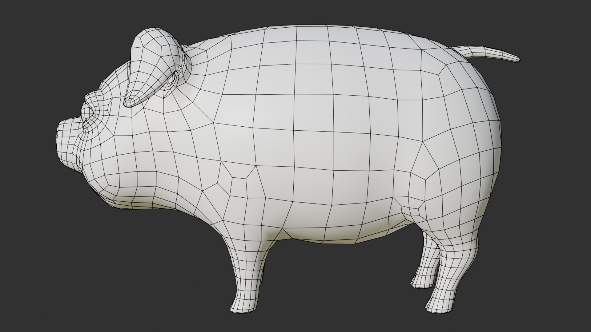 3D Stylized Pig Model - TurboSquid 2395400